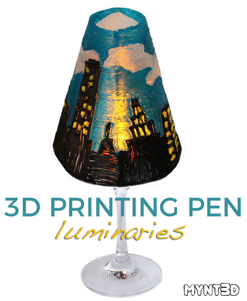 3D Printing Pen Luminaries DIY Lamp Shade - MYNT3D