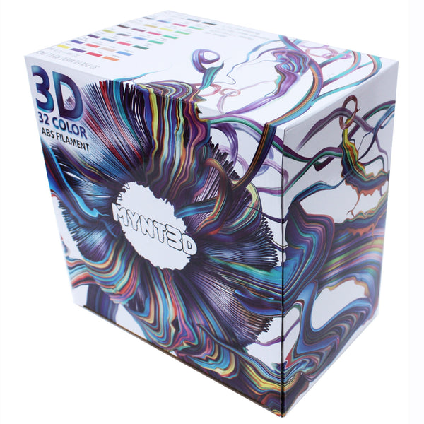 ABS Filament Refill 32 Pack (32 colors, 10m each) - MYNT3D